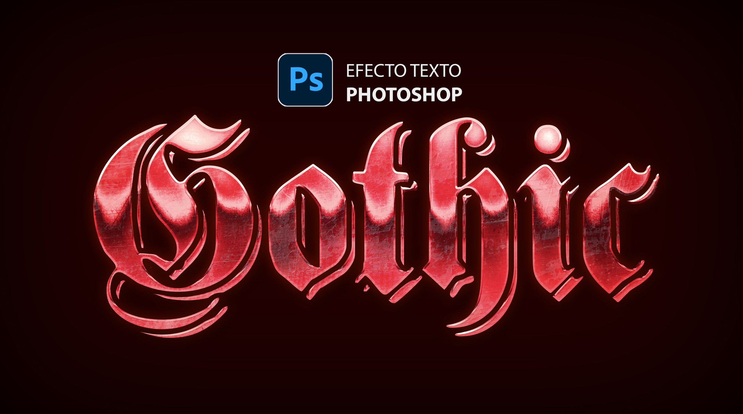 Gothic Text In Photoshop Aprende Facil
