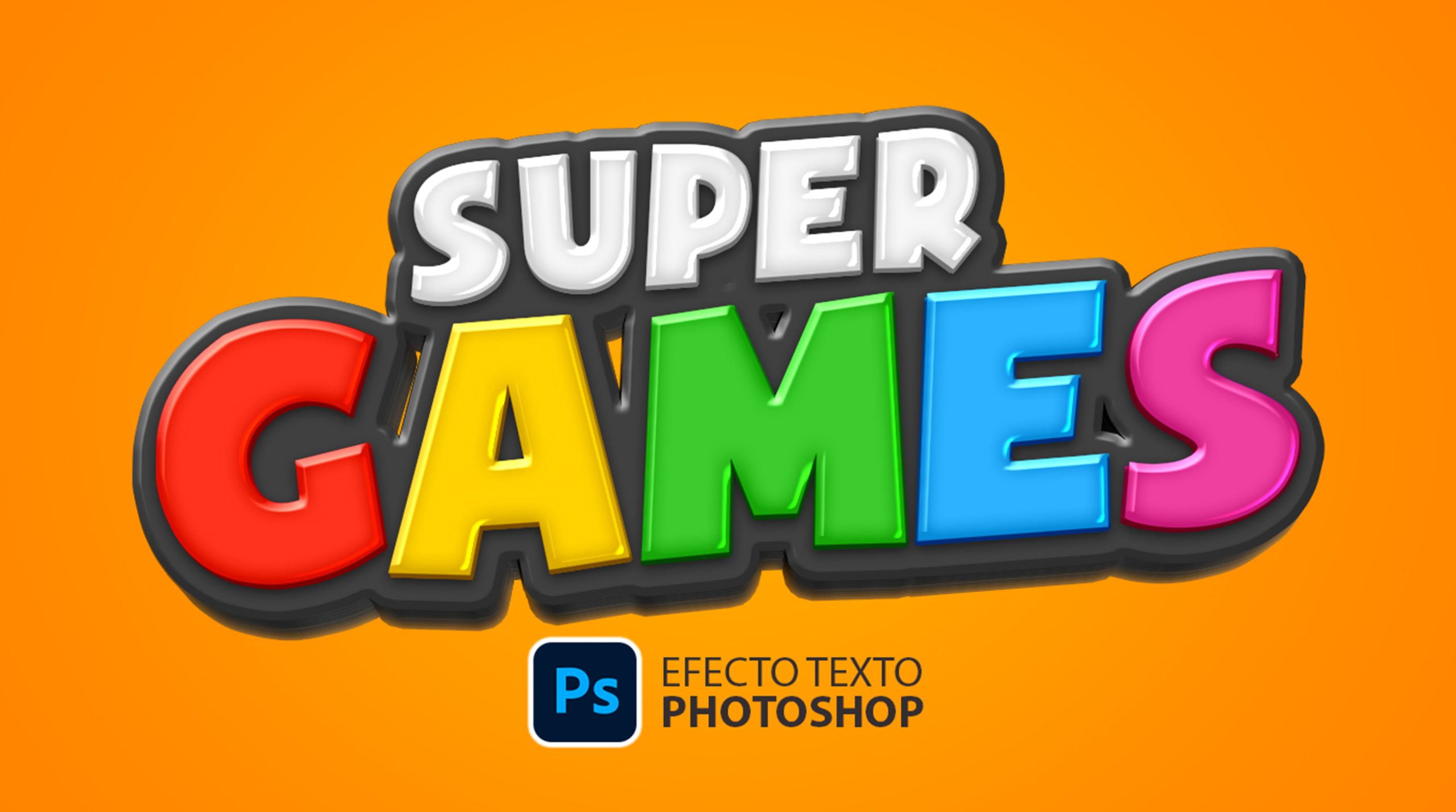 How to make mario bros text effect in photoshop - Free and editable ...