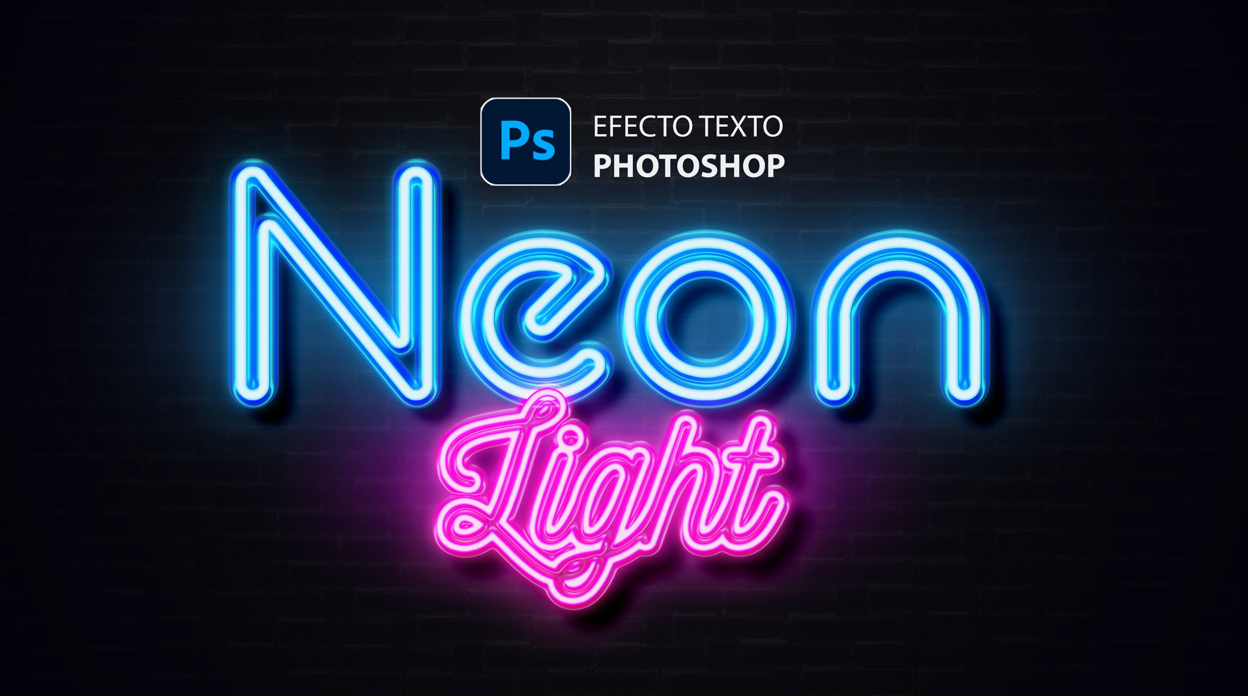 Letras neon photoshop - Aprende Facil