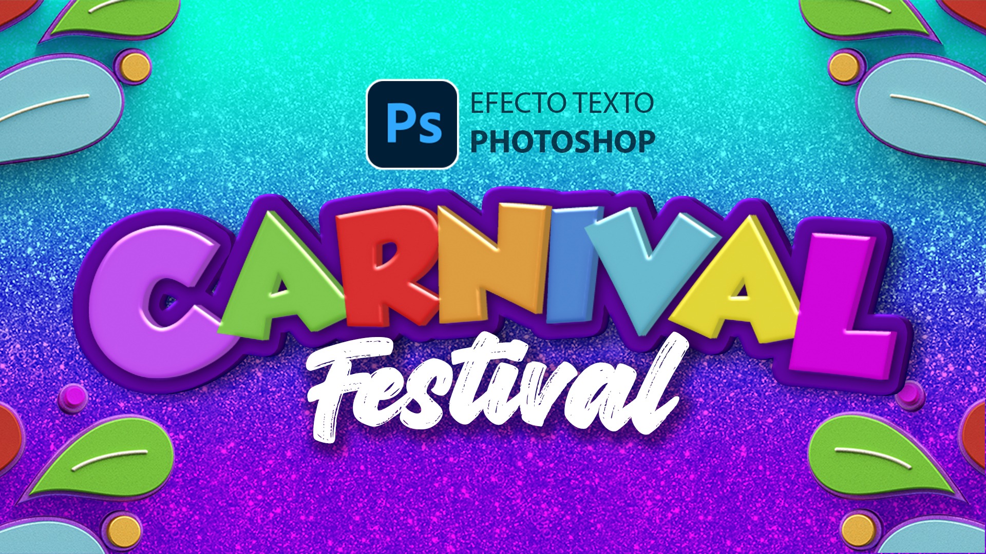 Texto carnaval en photoshop - Aprende Facil